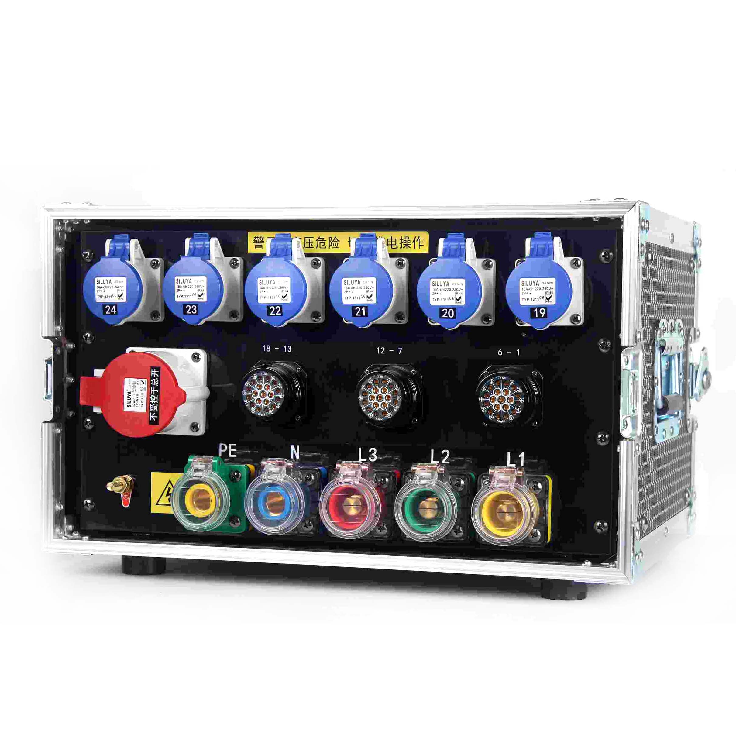 Event Power Distro Box 125A 3P+N+E 400V Panel Mount Inlet – WUFENG